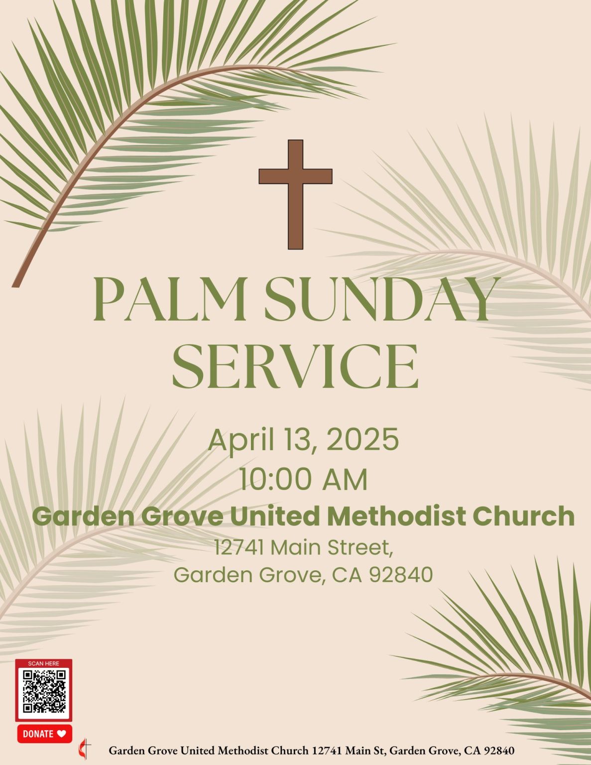 Palm Sunday 2025 – Garden Grove United Methodist Church